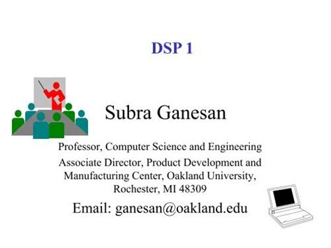 Dsp Microprocessor School Of Engineering And Computer Science