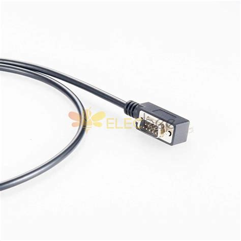 Ftdi Chip Usb 2 0male Serial Adapter To Rs232 Db9 Male Left Angled Data Transfer Cable Length 1m