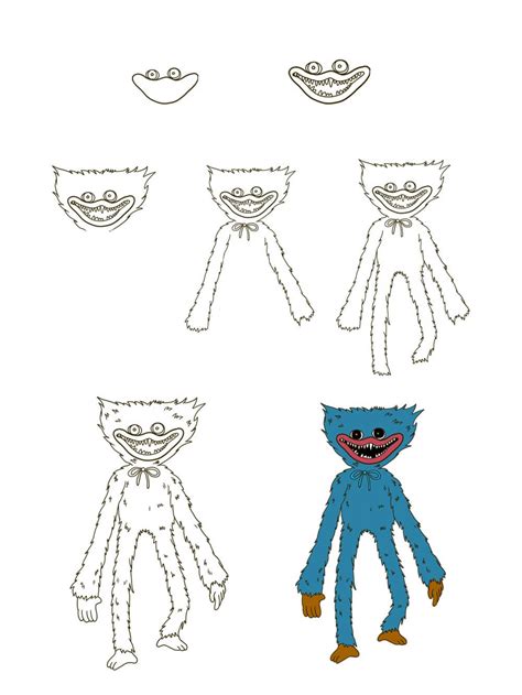 Easy Huggy Wuggy Drawing Ideas Drawing Photos