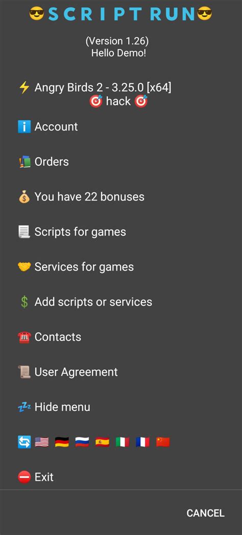 💥 Script Runlua For Games And Gameguardian Scripts And Services For