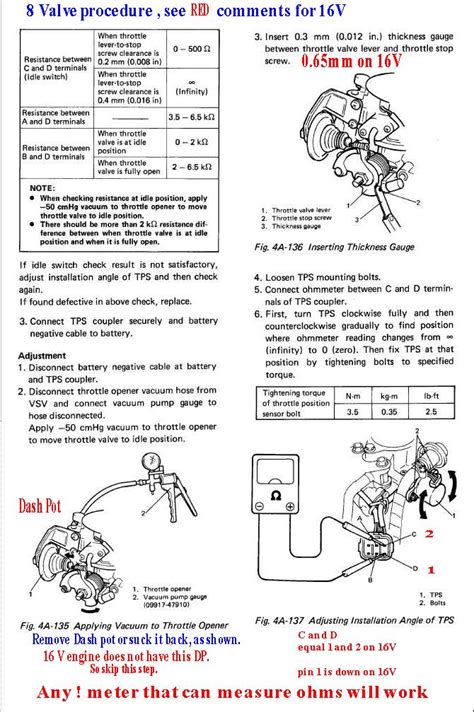 TPS Testing And Calibration All Sidekicks And Trackers