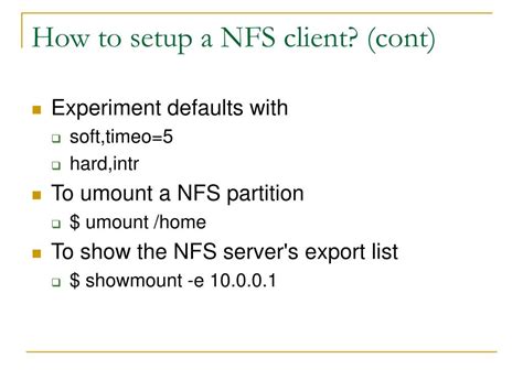 PPT NFS Network File System PowerPoint Presentation Free Download ID
