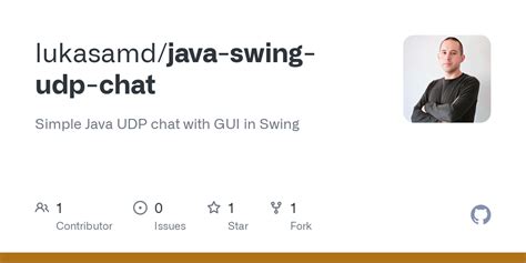 Github Lukasamdjava Swing Udp Chat Simple Java Udp Chat With Gui In