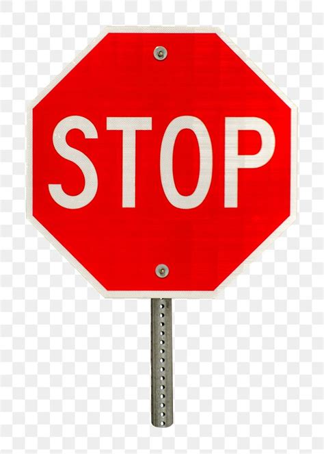 Road Stop Sign Png Sticker Free Png Rawpixel