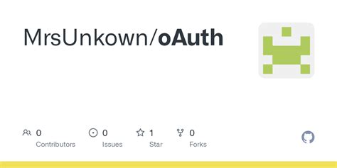 Github Mrsunkown Oauth
