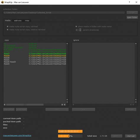 Collect Entire Nuke Scripts Using Wrapitup Max Van Leeuwen