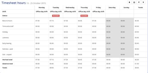 Timesheet Hours Help Time And Attendance