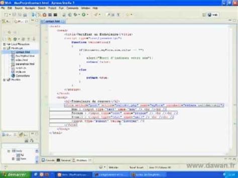 JavaScript Validation De Formulaire YouTube
