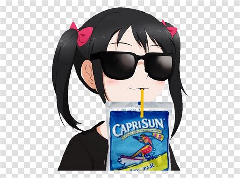 Neckbeard Anime Girl With Sunglasses Meme Helmet Person Beverage
