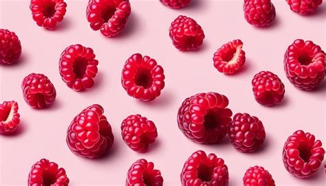 Of Whole And Cut Raspberry Premium Ai Generated Image