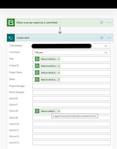 Solved Post Document To Sharepoint List From Survey123 Esri Community