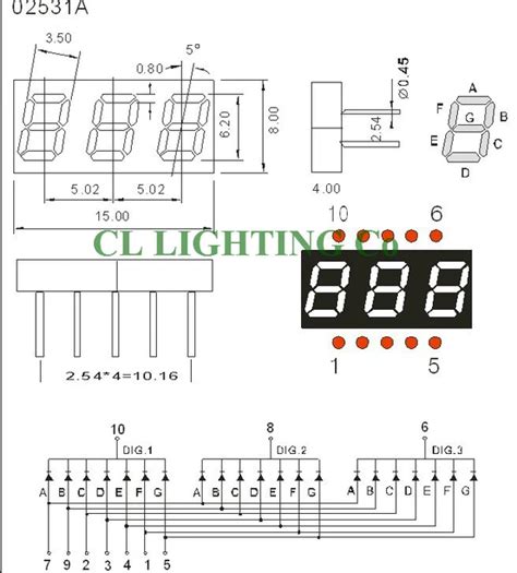 4 Digit With Decimal Point Dp 7 Segment Led Display 58 Off