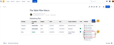 How To Work With Tables In Confluence Cloud Stiltsoft