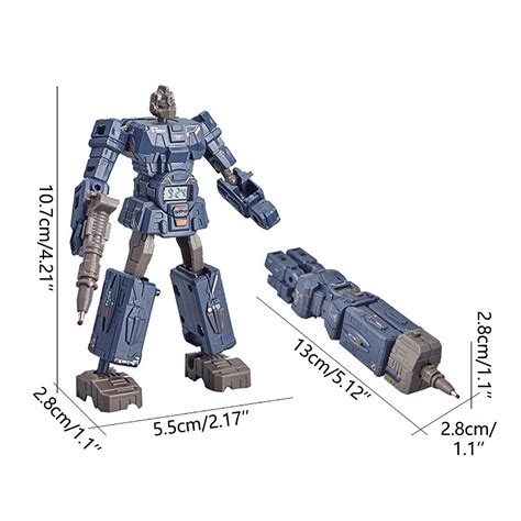 Wtzbdo Transforming Robot Pen Robot Pen Cool Appearance High Playability For School For