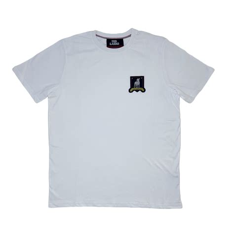 T Shirt Embroidered Afc Richmond Crest White Ted Lasso Store Richmond