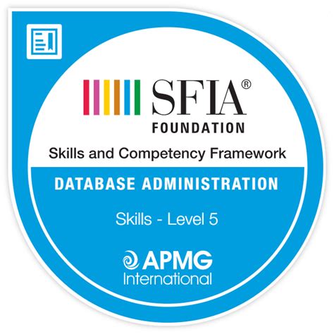 Sfia Skills Database Administration Dbad Level 5 Credly