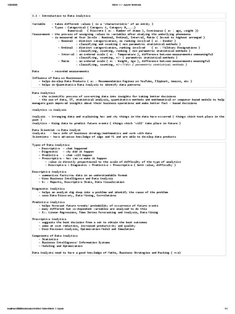 Data Analytics Notes Pdf Level Of Measurement Analytics Data Analytics Notes Pdf Level Of Measurement Analytics