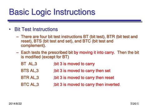 ppt chapter 5 arithmetic and logic instructions powerpoint presentation id 3428089