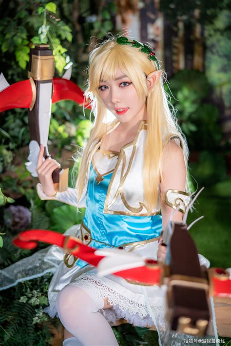 《冒险岛》双弩精灵cos，颜值很高，完美还原！ 搜狐大视野 搜狐新闻