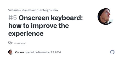 Onscreen Keyboard How To Improve The Experience · Issue 5 · Vistaus