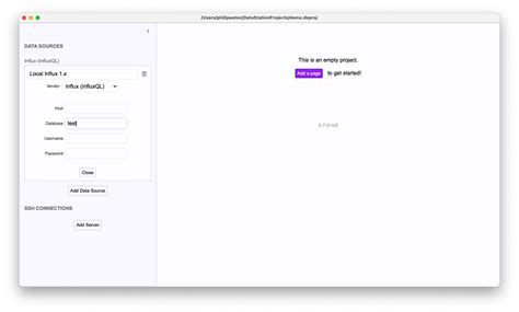 Run Influx X In Docker And Query InfluxQL With DataStation DataStation