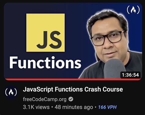 Tapas Adhikary On Linkedin This Is Top Of The World The Javascript Function Crash Course Is