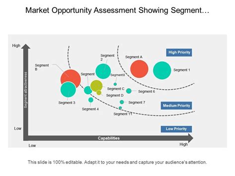 Market Opportunity Assessment Showing Segment Attractiveness Vs