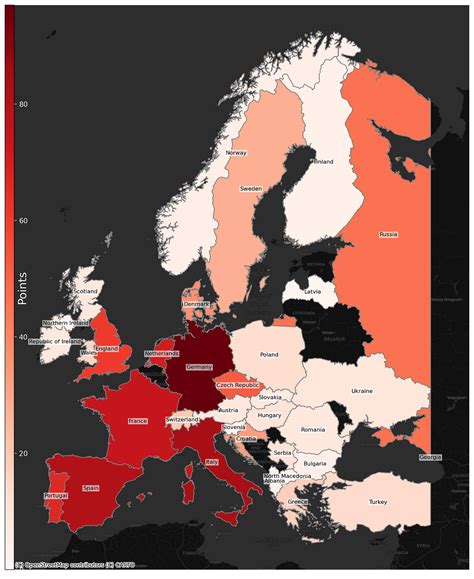 Uefa Euro 2024 Map Historical Records Of The Uefa European By Milan