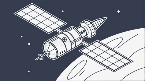 Satellite Orbiting Earth Space Technology Communication And Global Connectivity Generative Ai