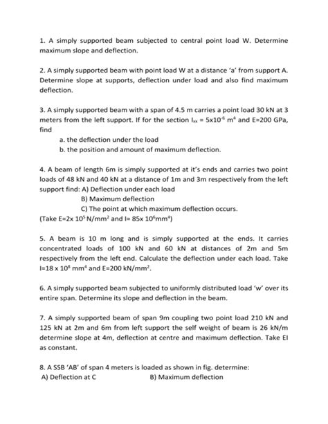 Deflection Of Simply Supported Beam With Udl And Point Load Home Design Ideas