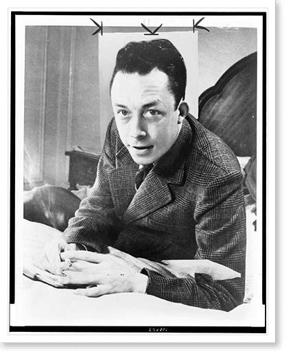 Historic Print Albert Camus Nobel Prize Winner Half Length Portrait