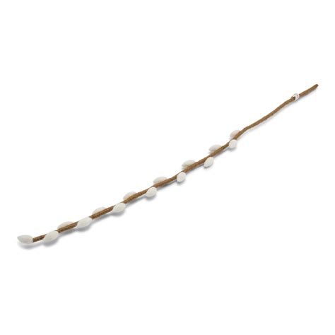 Gry And Sif Felt Long Willow Branch White 60cm Nordic Home Decor