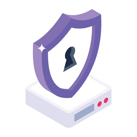 Isometric Design Of Server Rack With Shield Server Security Icon 6466604 Vector Art At Vecteezy