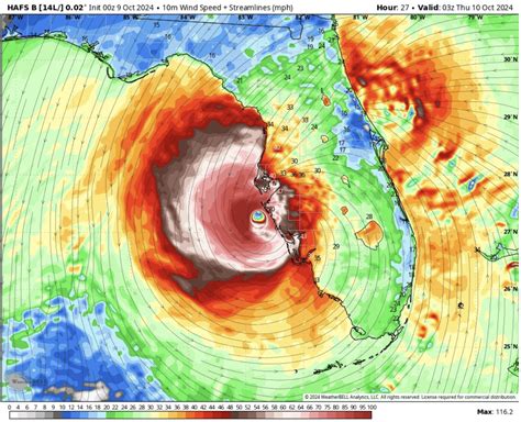 However The Latest Storm Track Has The Eye Of Milton Making Landfall