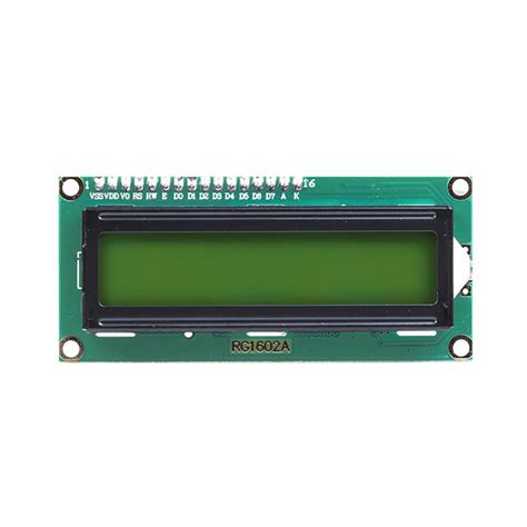 16x2 Character I2c Lcd Module With Yellow Light1602a