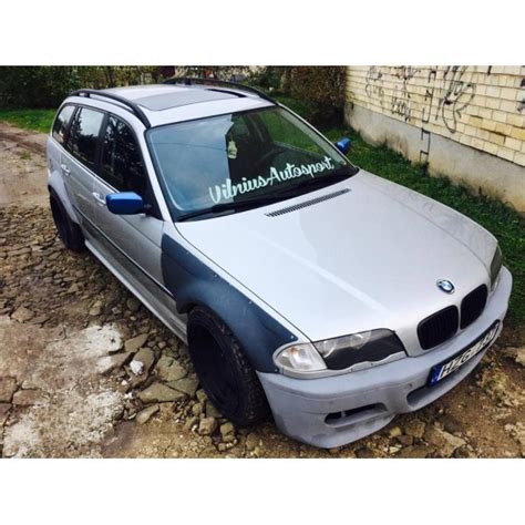 Bmw E46 Touring Wide Body Kit Felony Form Style Auto Sport Plastic