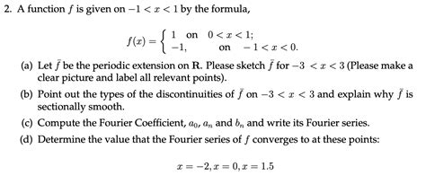 Solved A Function F Is Given On Chegg Com