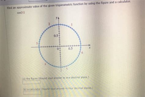 solved find an approximate value of the given trigonometric