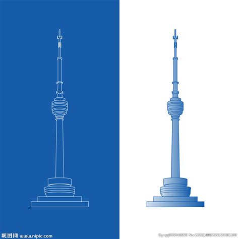 武汉龟山电视塔设计图 其他 广告设计 设计图库 昵图网