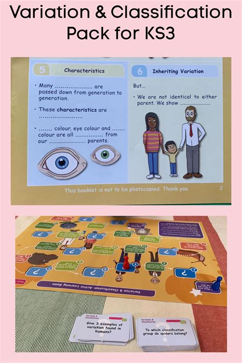 Variation And Classification Topic Pack Ks3 Science Resources Topics