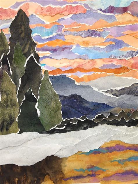 Paper Collage Art Collage Art Projects Collage Art