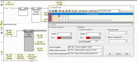 Rs232 Data Read Vision And Samba Plc Hmi Controllers And Visilogic