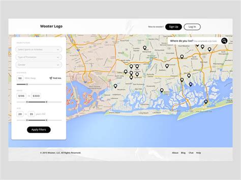 Web App Design Web Layout Design Map Design