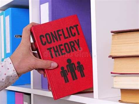 Conflict Theory Is Shown Using The Text Stock Image Image Of Choice