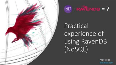 pragmatic approach to nosql ravendb core ppt