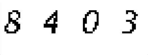 Python 手动实现数字验证码识别 Dreaceのblog
