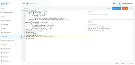 Anitha Medagam On Linkedin Python Quicksort Codingchallenge Learninganddevelopment