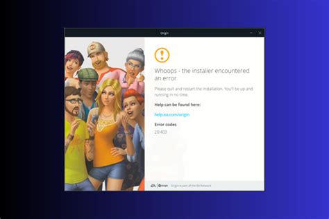 Origin Error Code 20403 How To Quickly Fix It