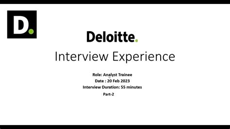 Deloitte Nla Interview Experience Part 2 Analyst Trainee Coding Questions Youtube