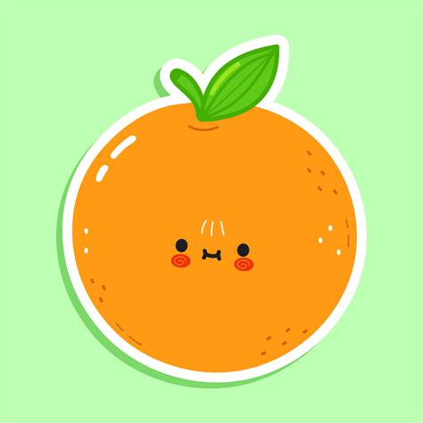 Kawaii Orange Background At Christina Gonzales Blog